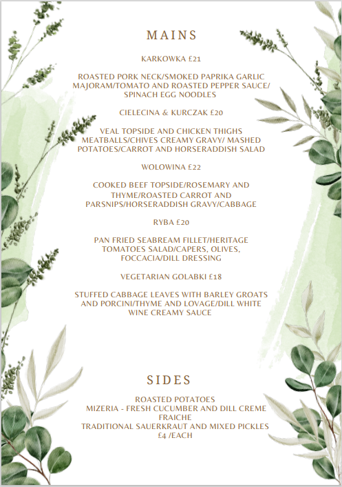 Modern Polish restaurant Platzki now serving new summer menu